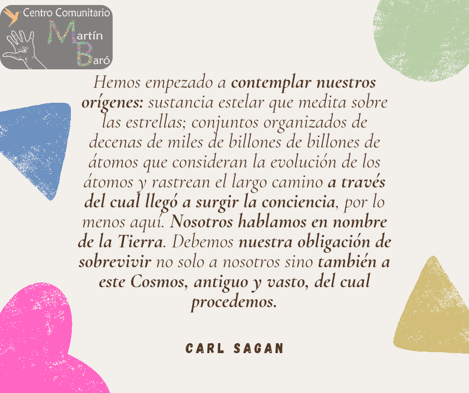 Frase para Recordar: Carl Sagan y nuestros orígenes | Centro ...
